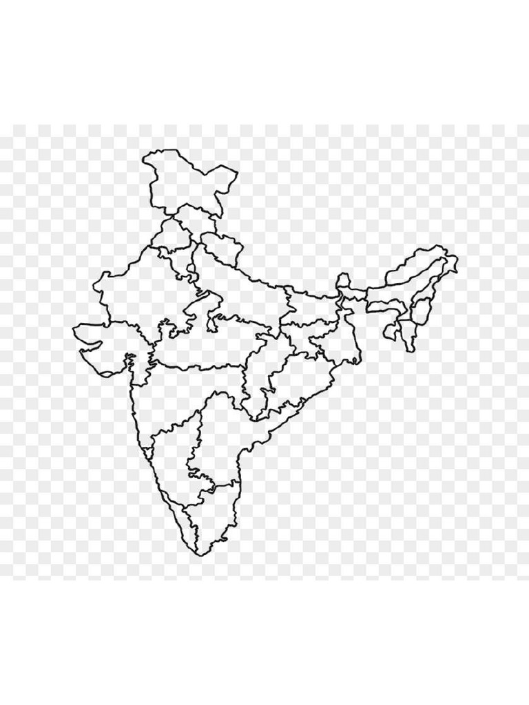 Political Map of India 2 | PDF