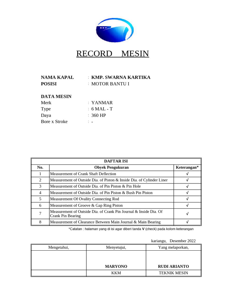 Record Ae I - Finish Kariangu 2022 | PDF | Piston | Engineering