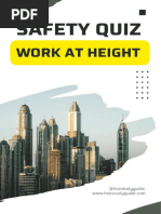 Work at Height Questions For Height Pass | PDF | Scaffolding ...