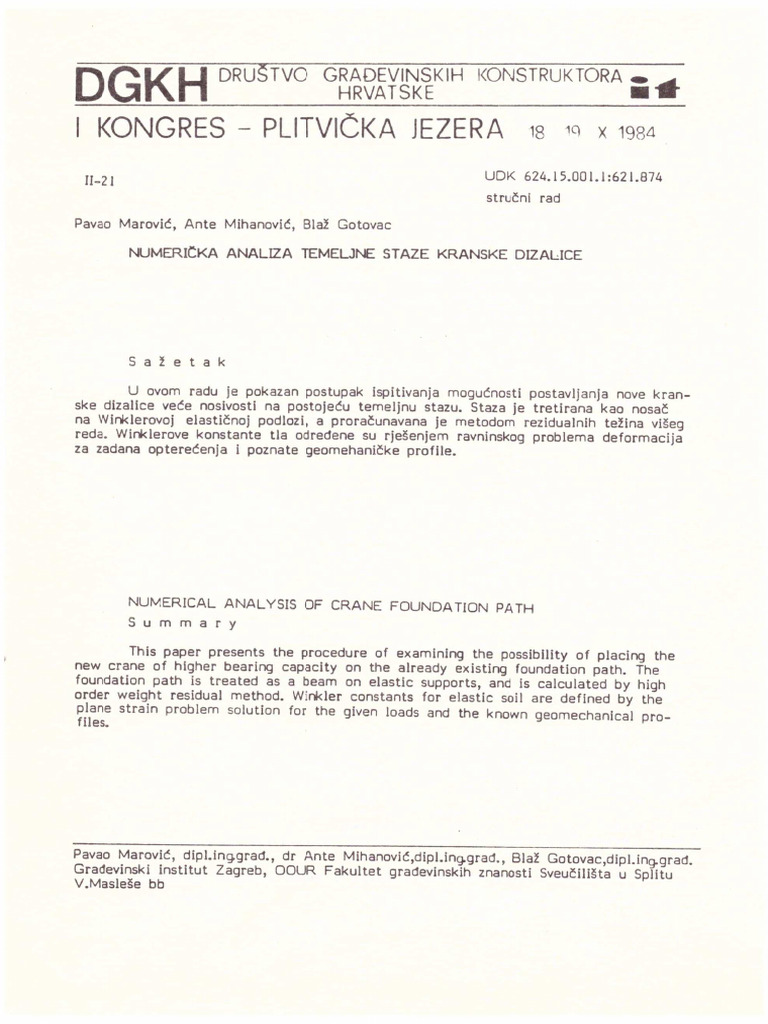 1984-1K-DGKH-numericla Analiza Temeljne Staze Kranske dizalice-PM ...