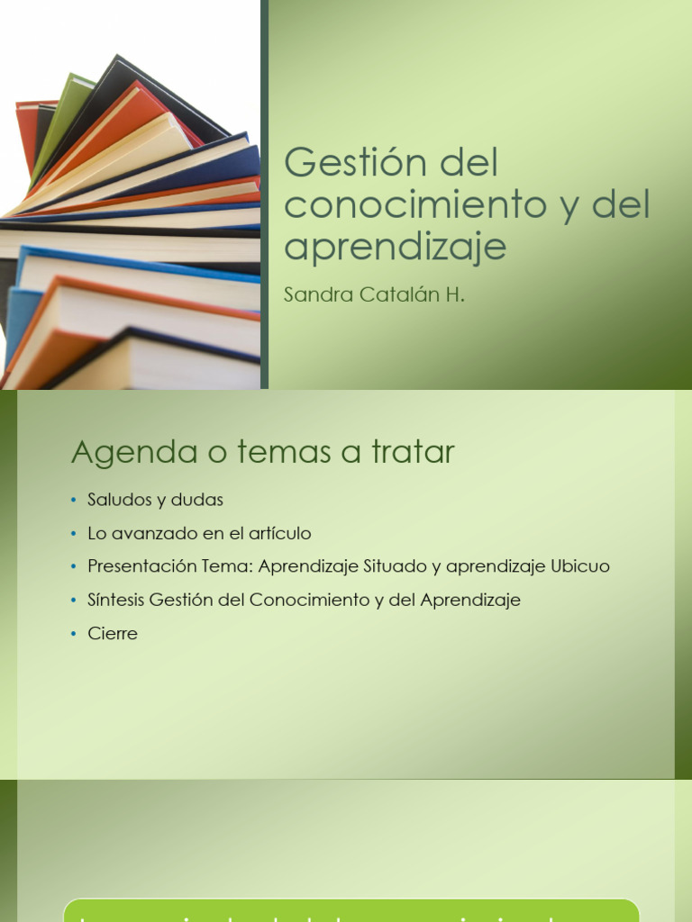 Gestión del conocimiento y del aprendizaje | PDF | Aprendizaje | Conocimiento administrativo