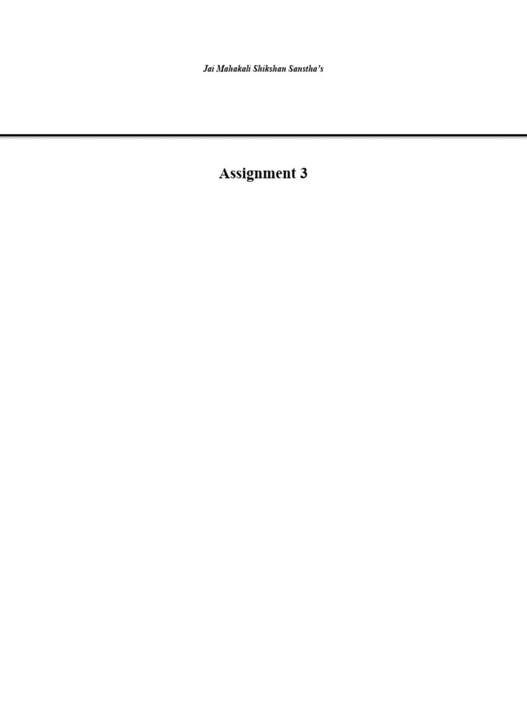 assigment 3 ACN | PDF