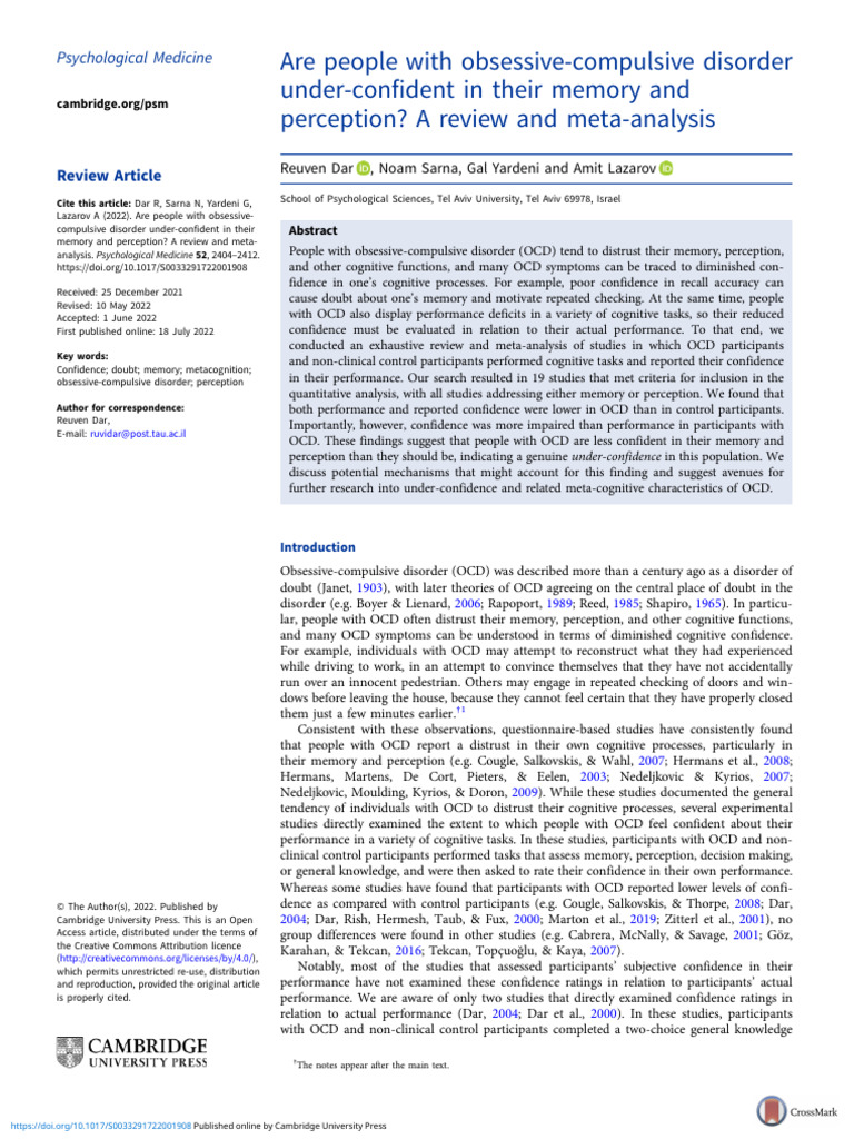 are-people-with-obsessive-compulsive-disorder-under-confident-in-their-memory-and-perception-a ...