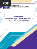 Pedoman PKL UBSI 2021 (Reguler) OK | PDF