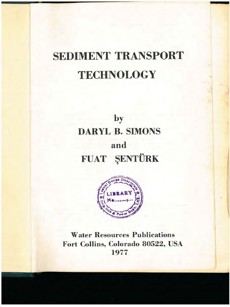 Chapter-1 Sediment Transport Technology by Daral B Simons | PDF