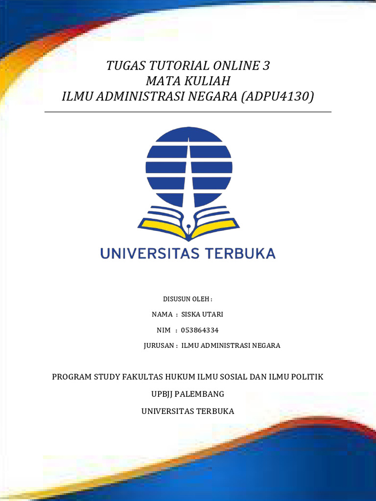 Tugas 3 Administrasi Negara Sesi 7 | PDF