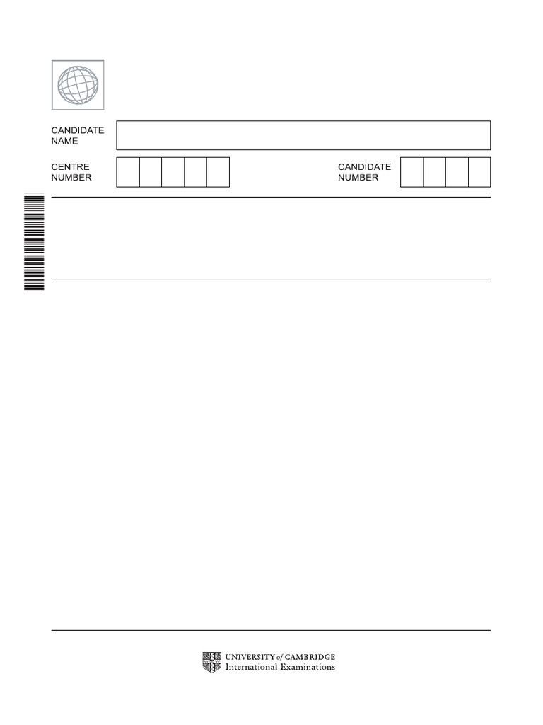 June 2011 V2 Qp Paper 1 Cie Geography Igcse Pdf Plate Tectonics Human Migration
