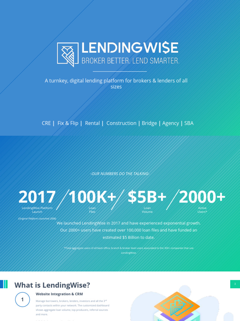 Digital Lending for Brokers & Lenders | PDF | Loans | Loan Origination