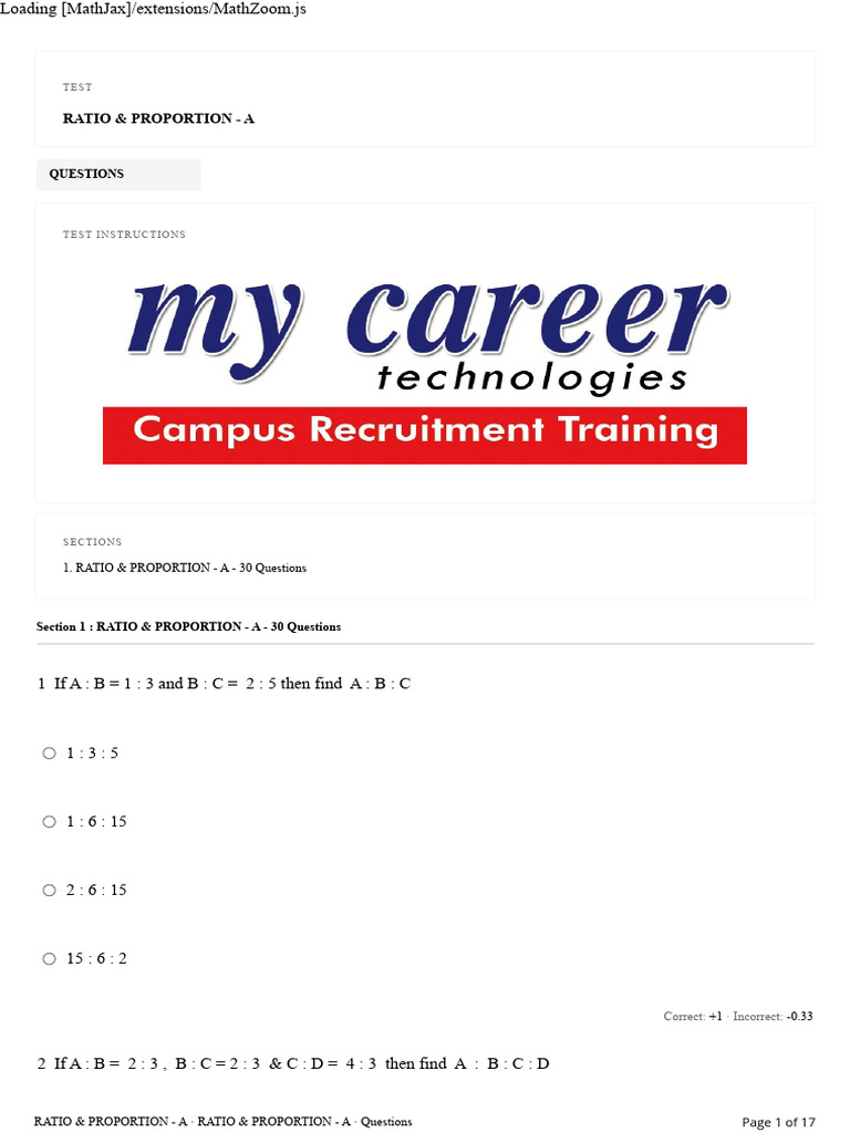 Ratio | PDF | Ratio | Numbers