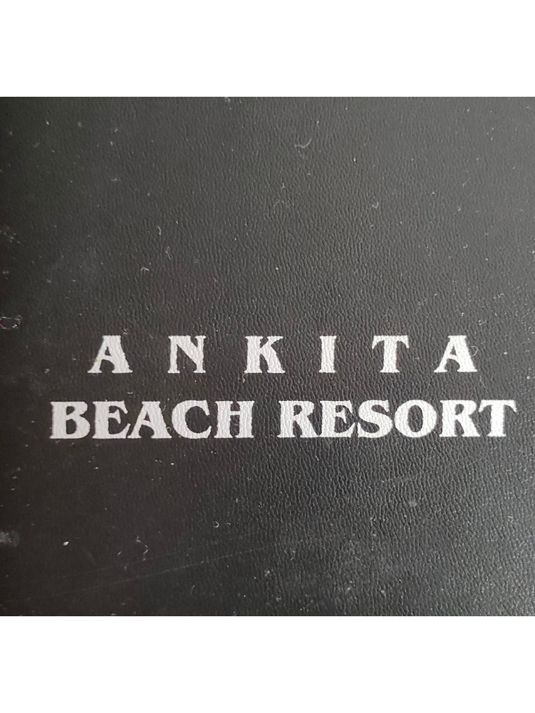 Ankita_beach_resort_menu card_pdf | PDF
