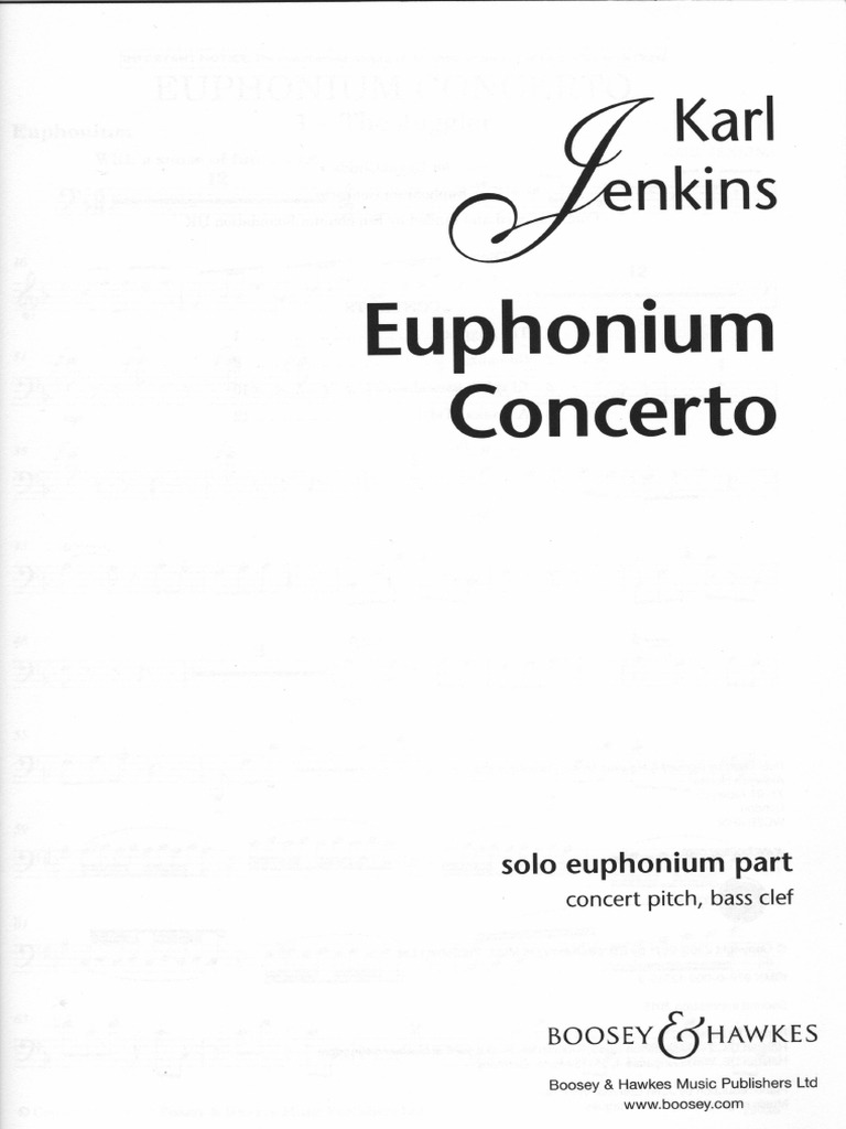 Jenkins Euphonium Concerto | PDF