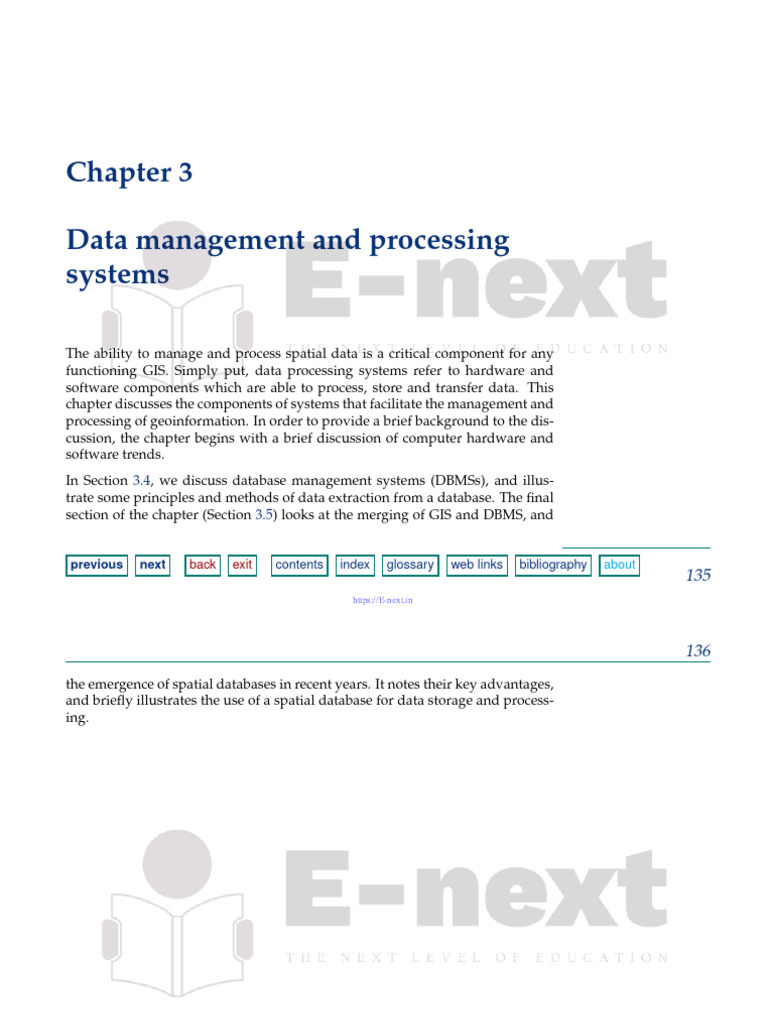 GIS Data Management Systems Overview | PDF | Databases | Geographic ...