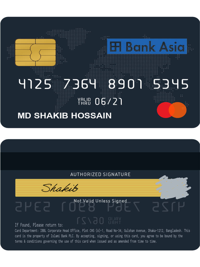 Shakib Card Final | PDF