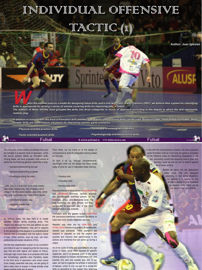 Individual Offensive Tactic 1 | PDF | Defender (Association Football)