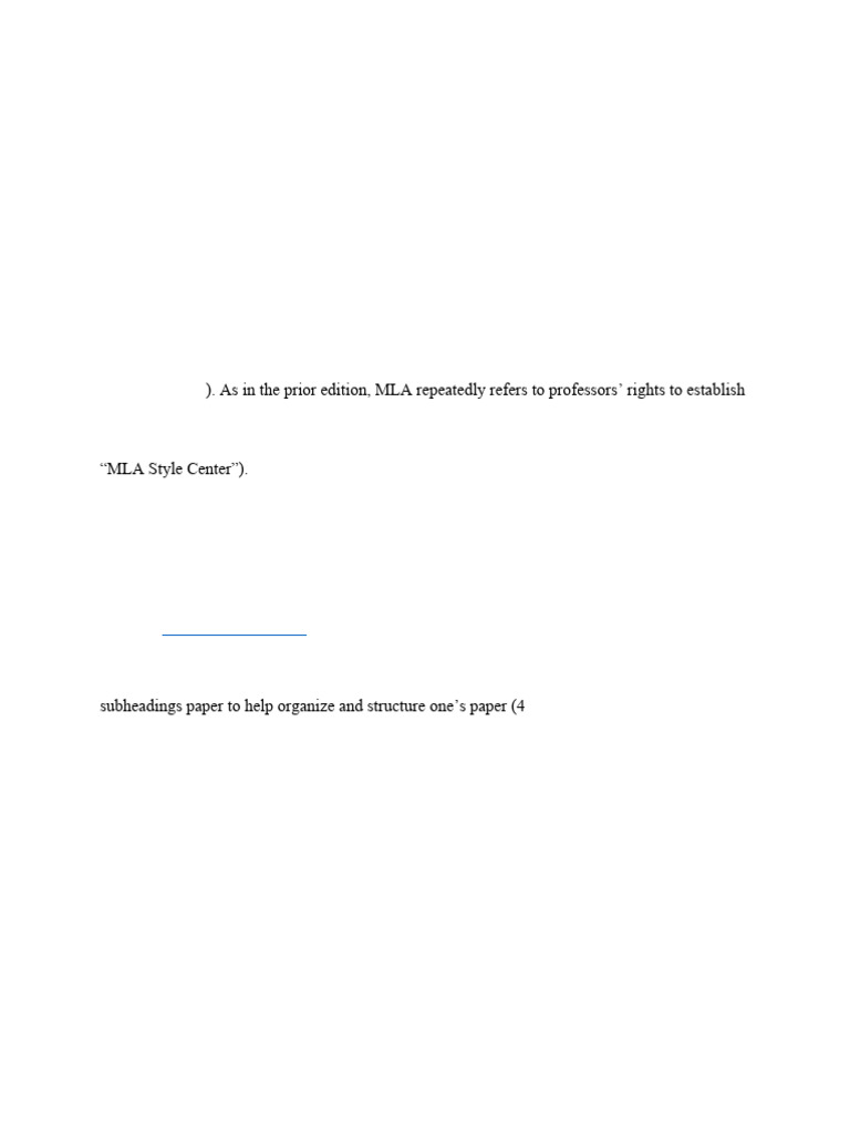 MLA-9 Formatting Guidelines Sample | PDF | Citation | Digital Object ...