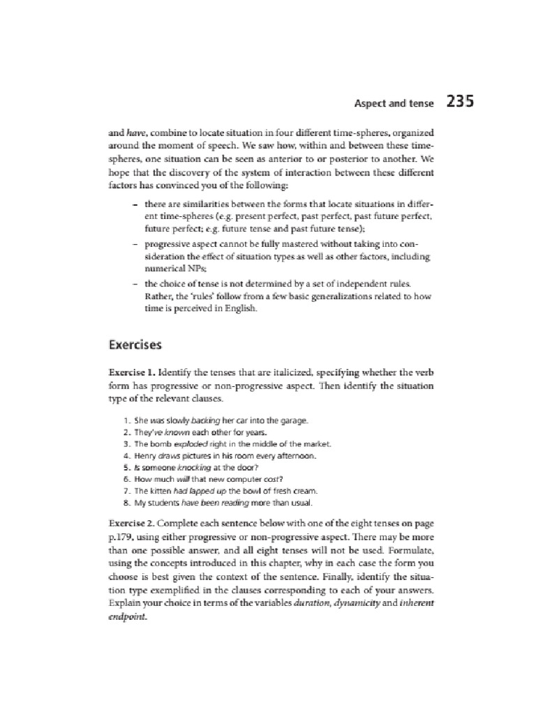 Exercises Chapter 3 | PDF