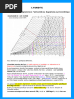 Le Diagramme de L'air Humide | PDF | Humidité | Atmosphère de la Terre