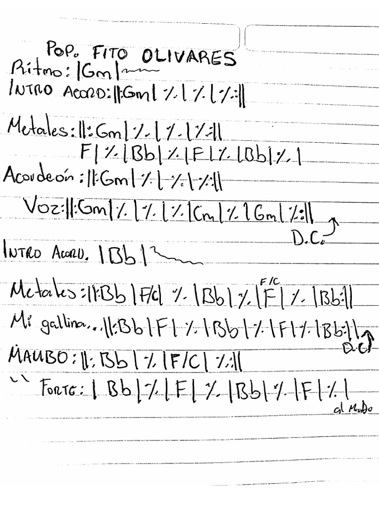 Pop. Fito Olivares | PDF