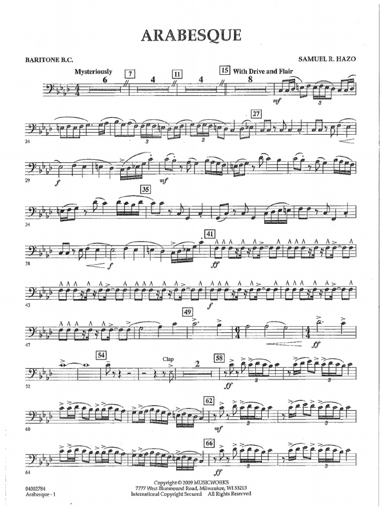 Arabesque Euphonium | PDF