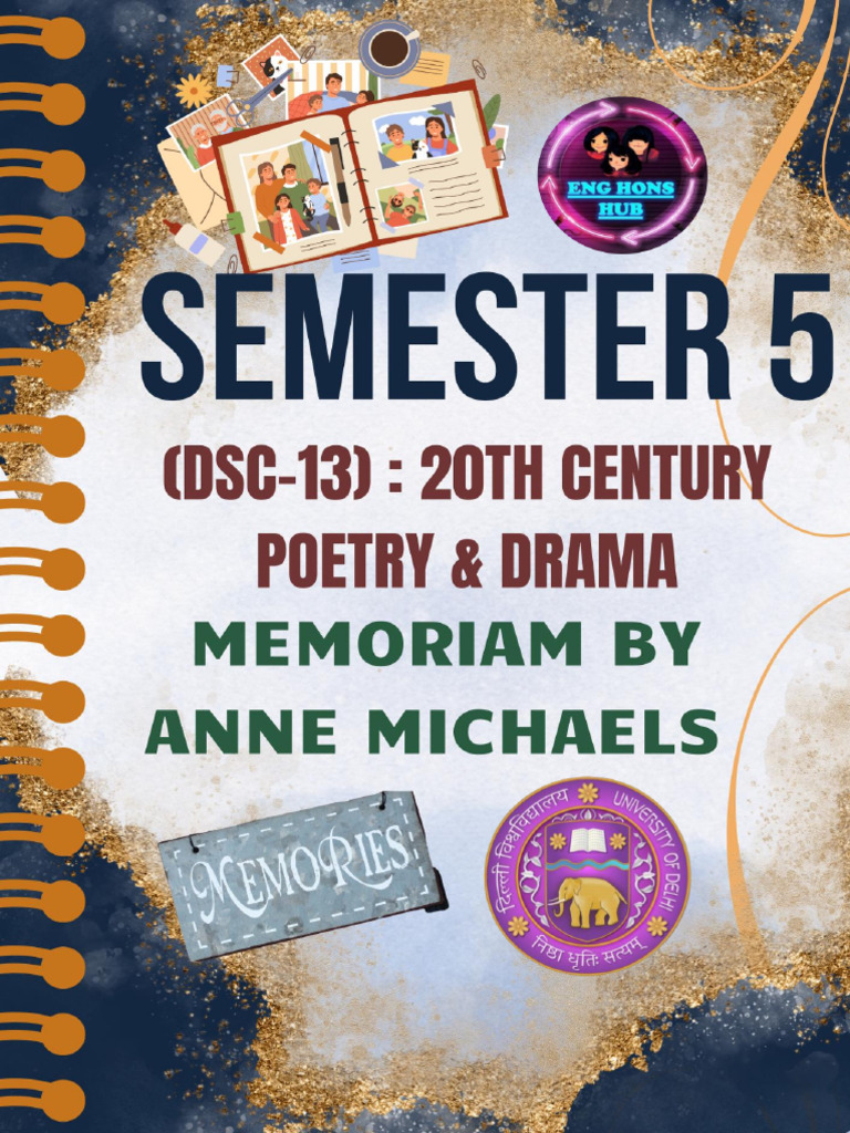 Memoriam by Anne Michaels | PDF