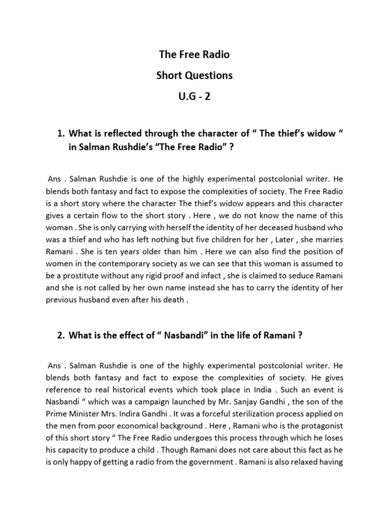 The Free Radio | PDF