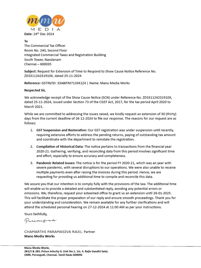 Initial Response To DRC 01 - MMW | PDF | Government