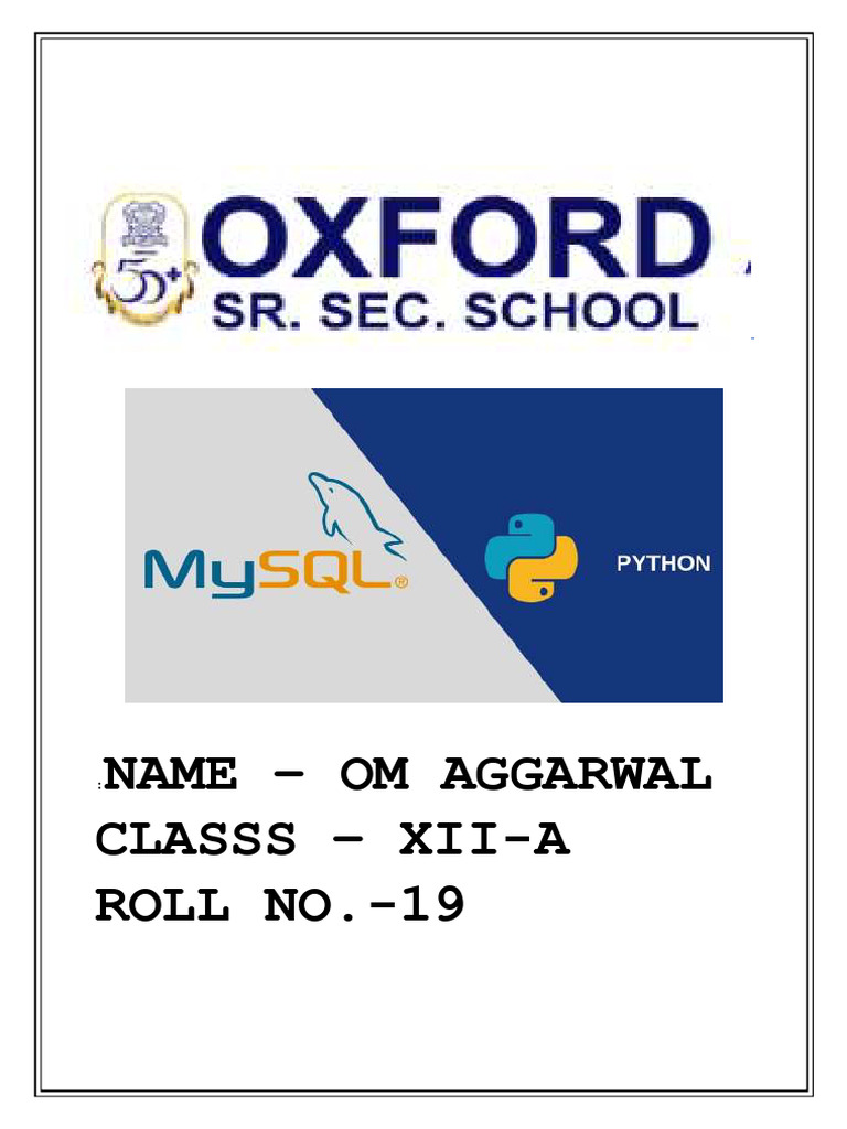 My-CS-Project-2023 OM | PDF | Computing | Aviation My-CS-Project-2023 OM | PDF | Computing | Aviation
