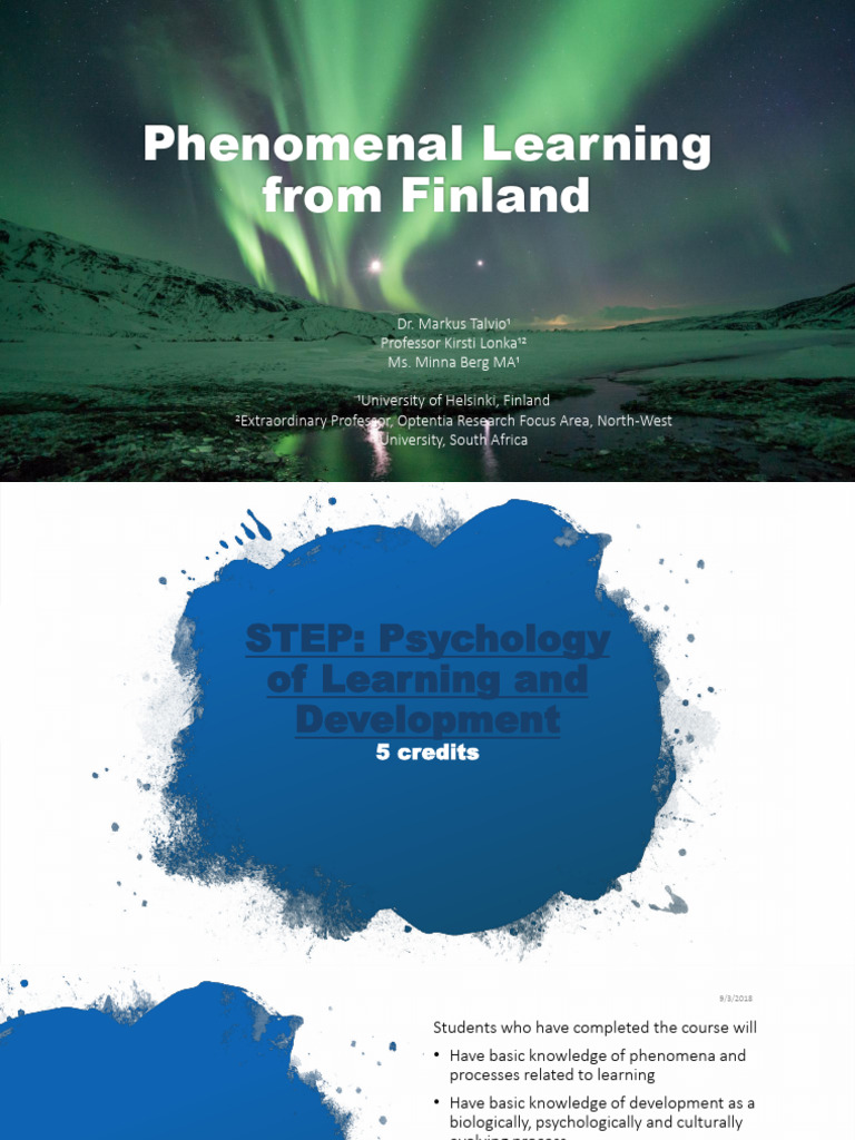 Phenomenal Learning From Finland | PDF | Learning | Knowledge