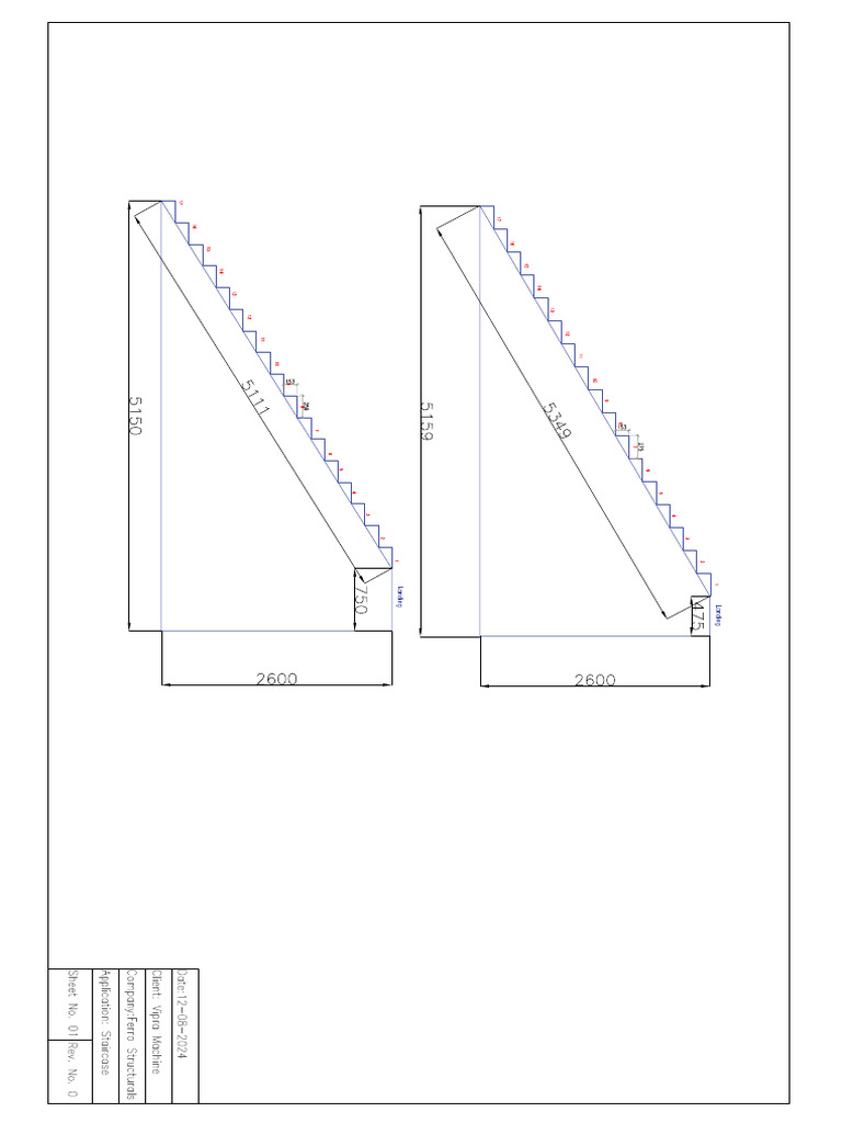Vipra Staircase Drawing | PDF