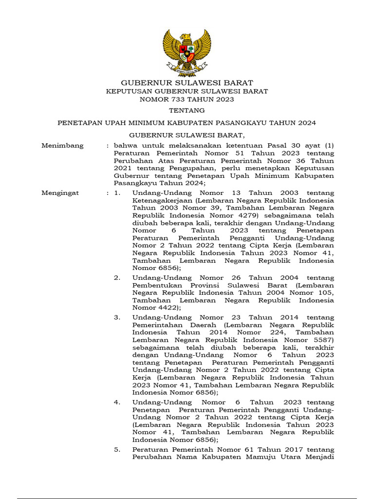 SK UMK Pasangkayu 2024 | PDF