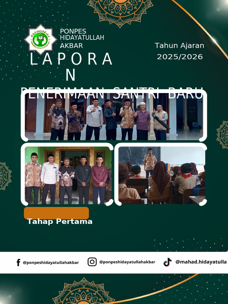 Laporan PSB Tahap Pertama | PDF