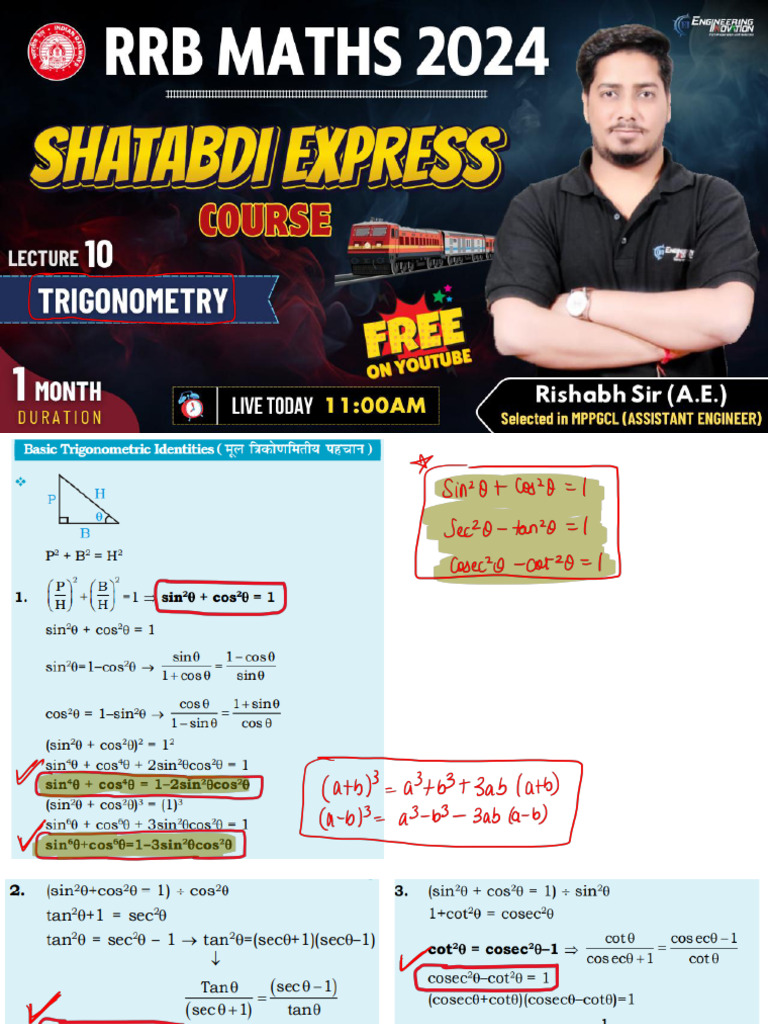 10 RRB Trigonometry - DS - ASUS | PDF