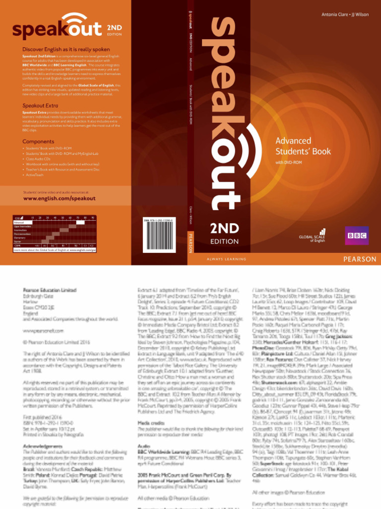 414_1- Speakout Advanced Student's Book_2015, 2nd, 175p | PDF