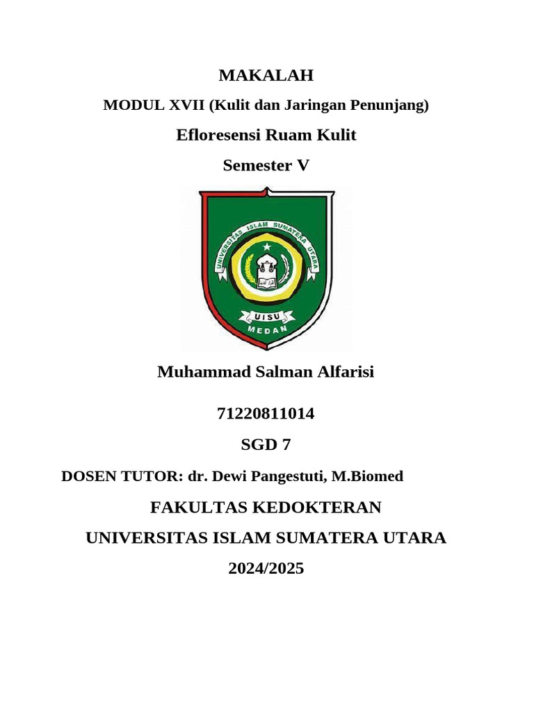 Makalah Skenario 1 Modul Kulit - Muhammad Salman Alfarisi | PDF Makalah Skenario 1 Modul Kulit - Muhammad Salman Alfarisi | PDF