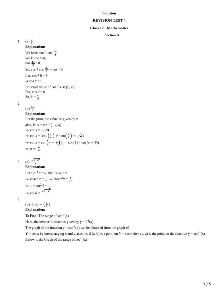 solution-1734721 | PDF | Functions And Mappings | Mathematical Relations