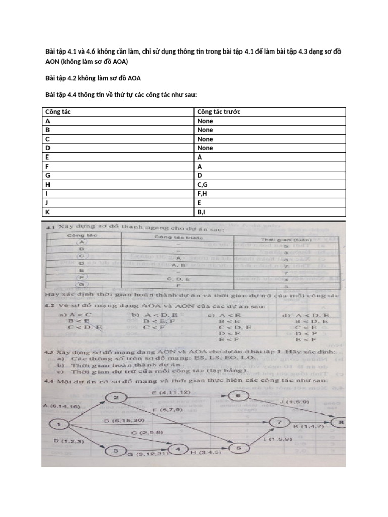 Bai Tap Chuong 4-5-6-7 | PDF