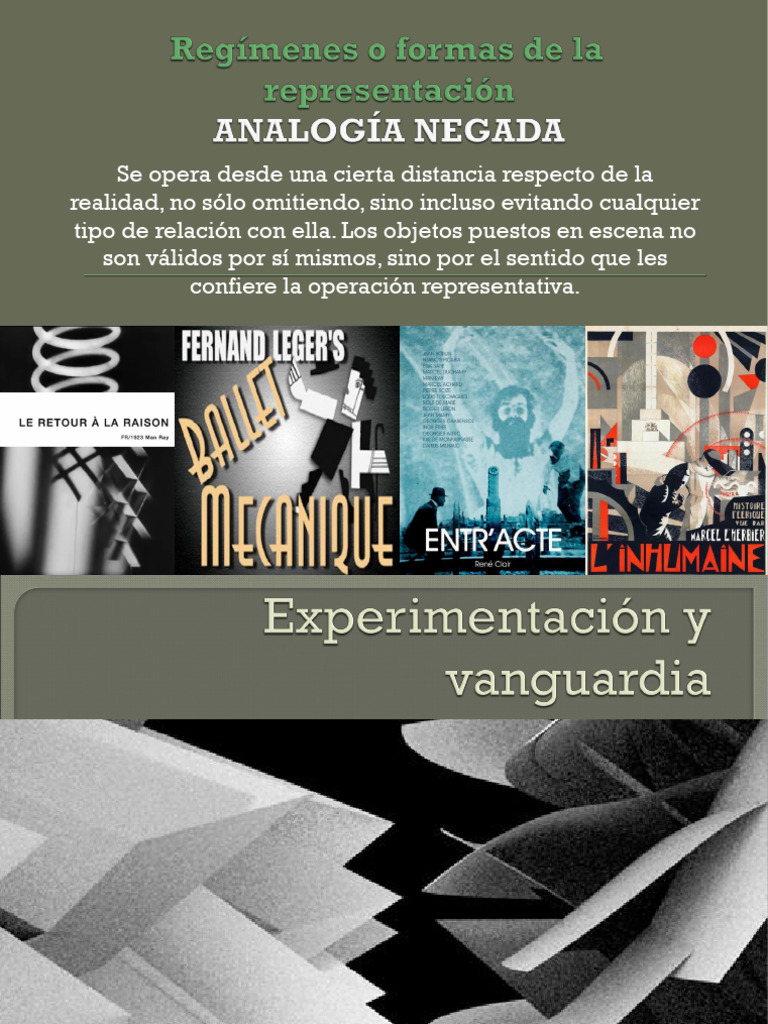 04-Analogía Negada-Vanguardias | PDF