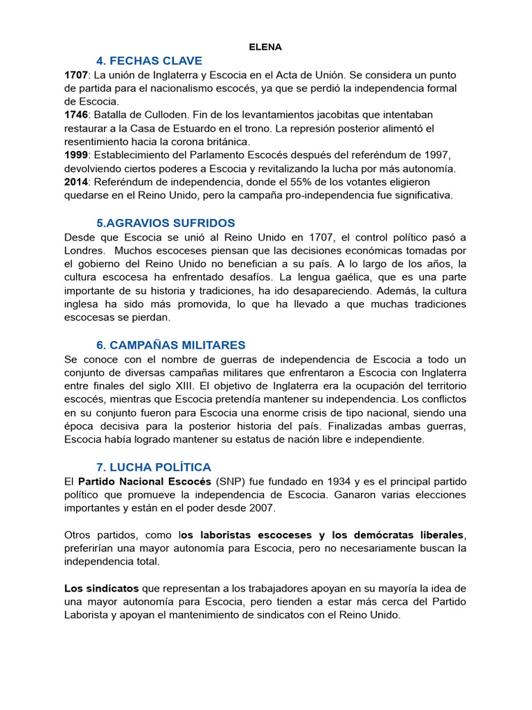 EXPOSICIÓN | PDF | Escocia | Reino Unido
