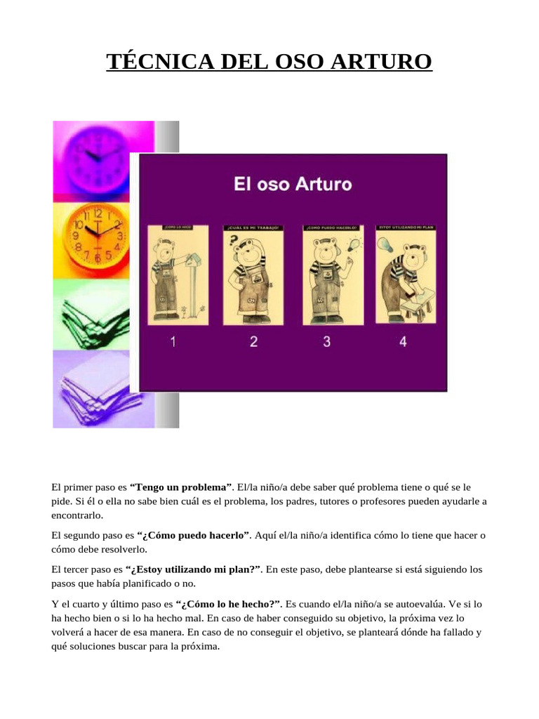 Técnica Del Oso Arturo | PDF
