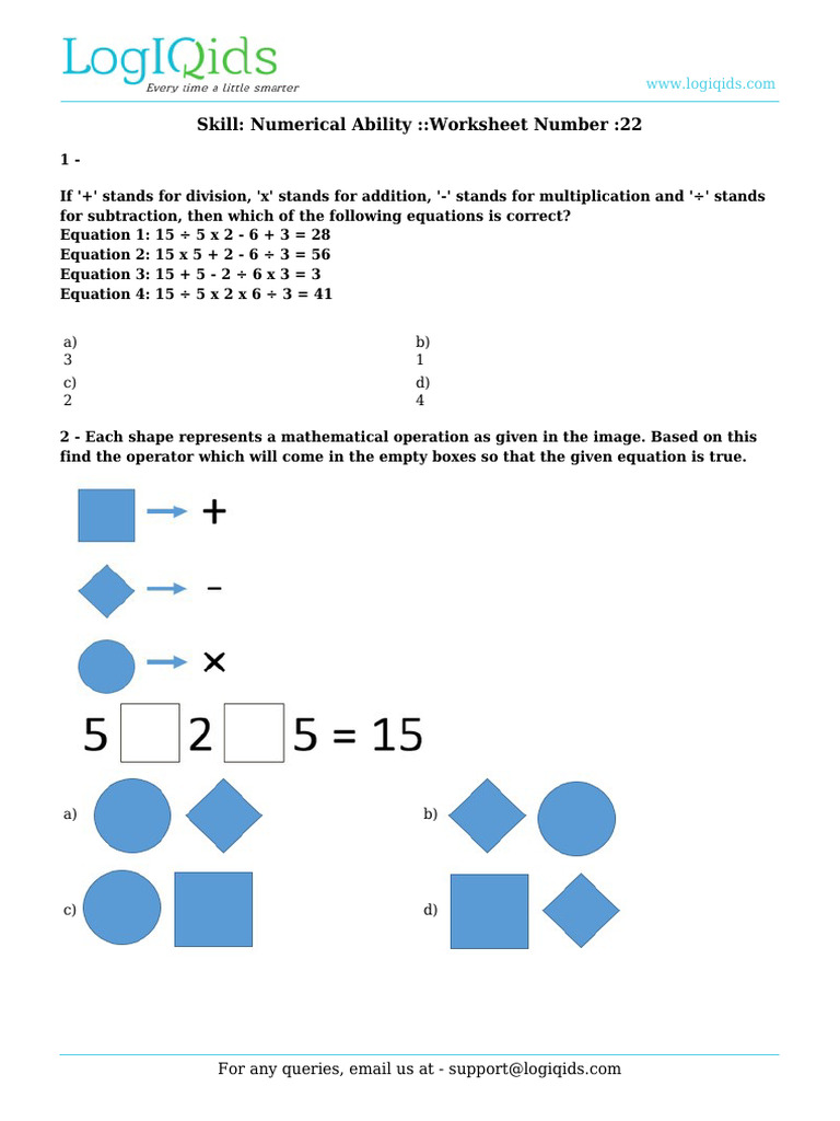 worksheet | PDF | Numbers | Elementary Mathematics