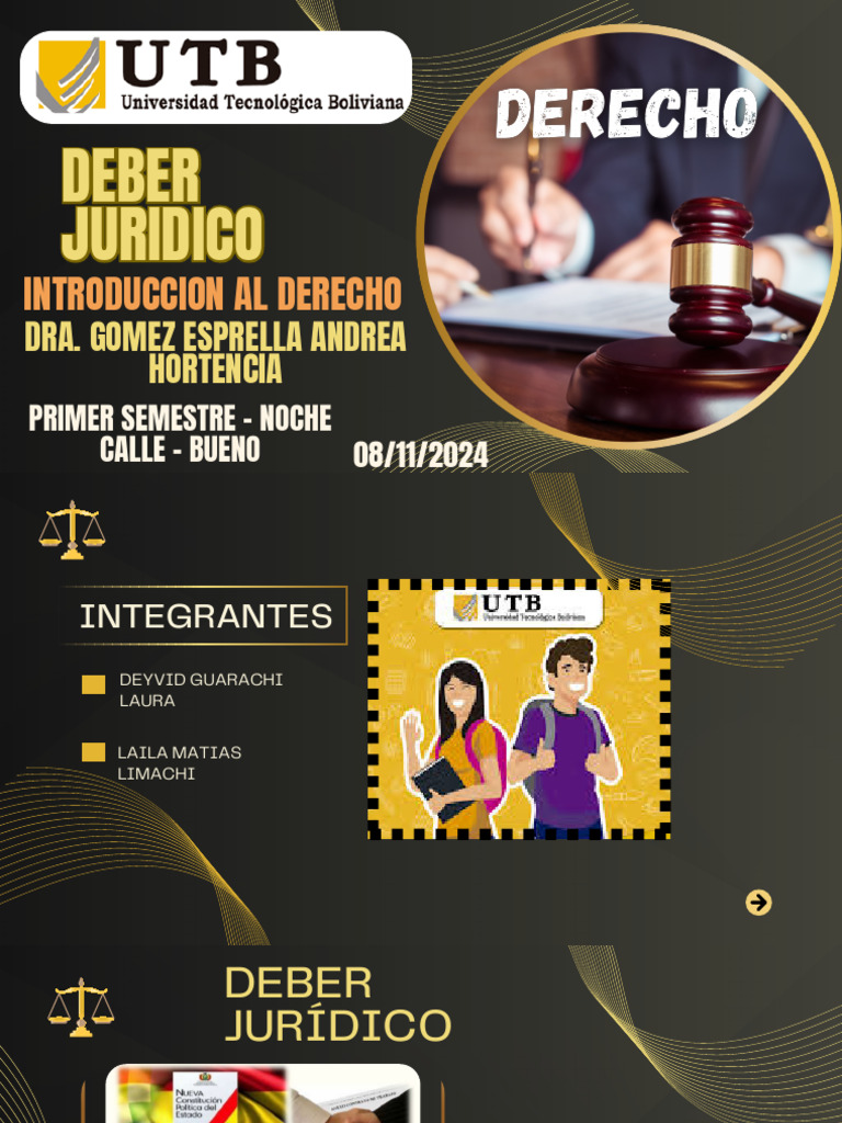 Deber Juridico Deyvid | PDF