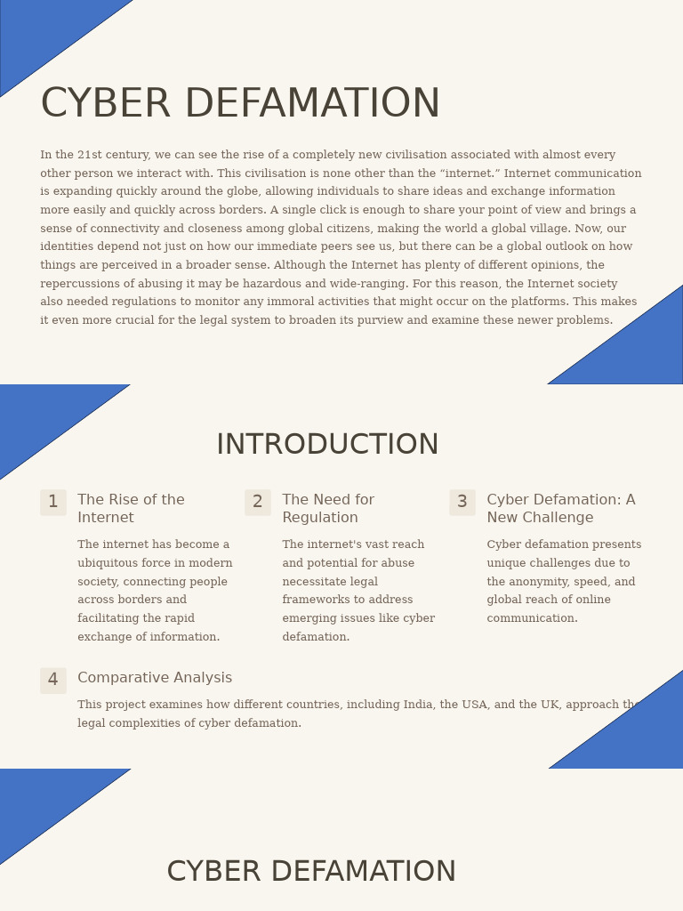 CYBER-DEFAMATION | PDF | Defamation | Online Copyright Infringement Liability Limitation Act