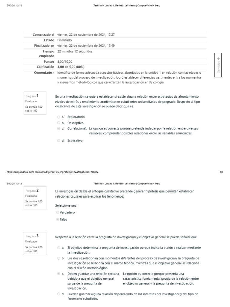 Test Final - Unidad 1 - Revisión Del Intento - CampusVirtual ...