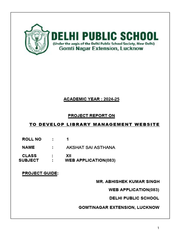 LIBRARY MANAGEMENT WEBSITE (1) | PDF | Libraries | Usability