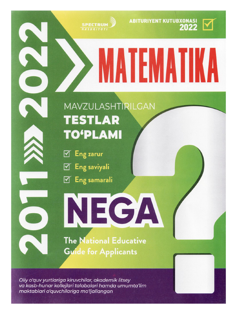 Nega Matematika Toplam | PDF