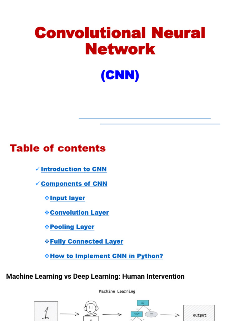 Ch Vi Convolutional Neural Network 24 Pdf Applied Mathematics Algorithms