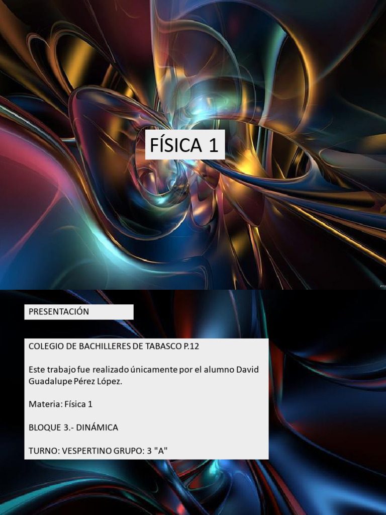 Fisica Trabajo 3a | PDF | Las leyes del movimiento de Newton | Fuerza