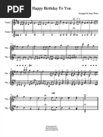 Happy Birthday Recorder Letter Notes | PDF