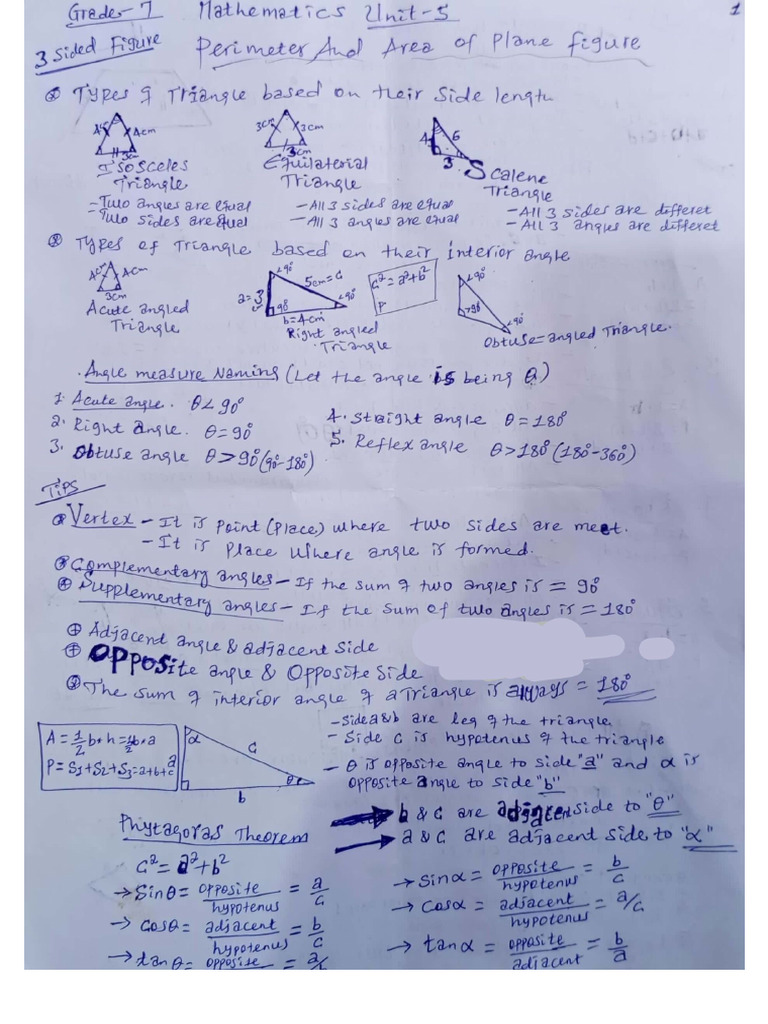 Grade 7 Mathematics Unit 5 | PDF