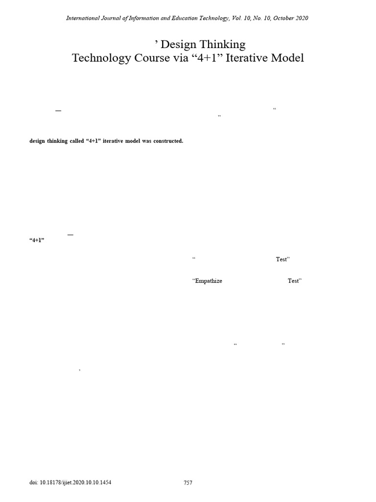 Improving Learners Design Thinking in Information | PDF | Instructional ...